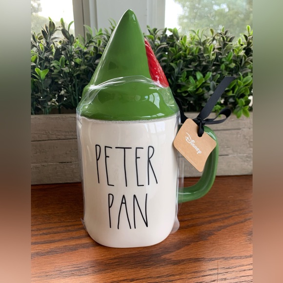 Rae Dunn | Dining | Rae Dunn X Disney Peter Pan Mug With Topper | Poshmark